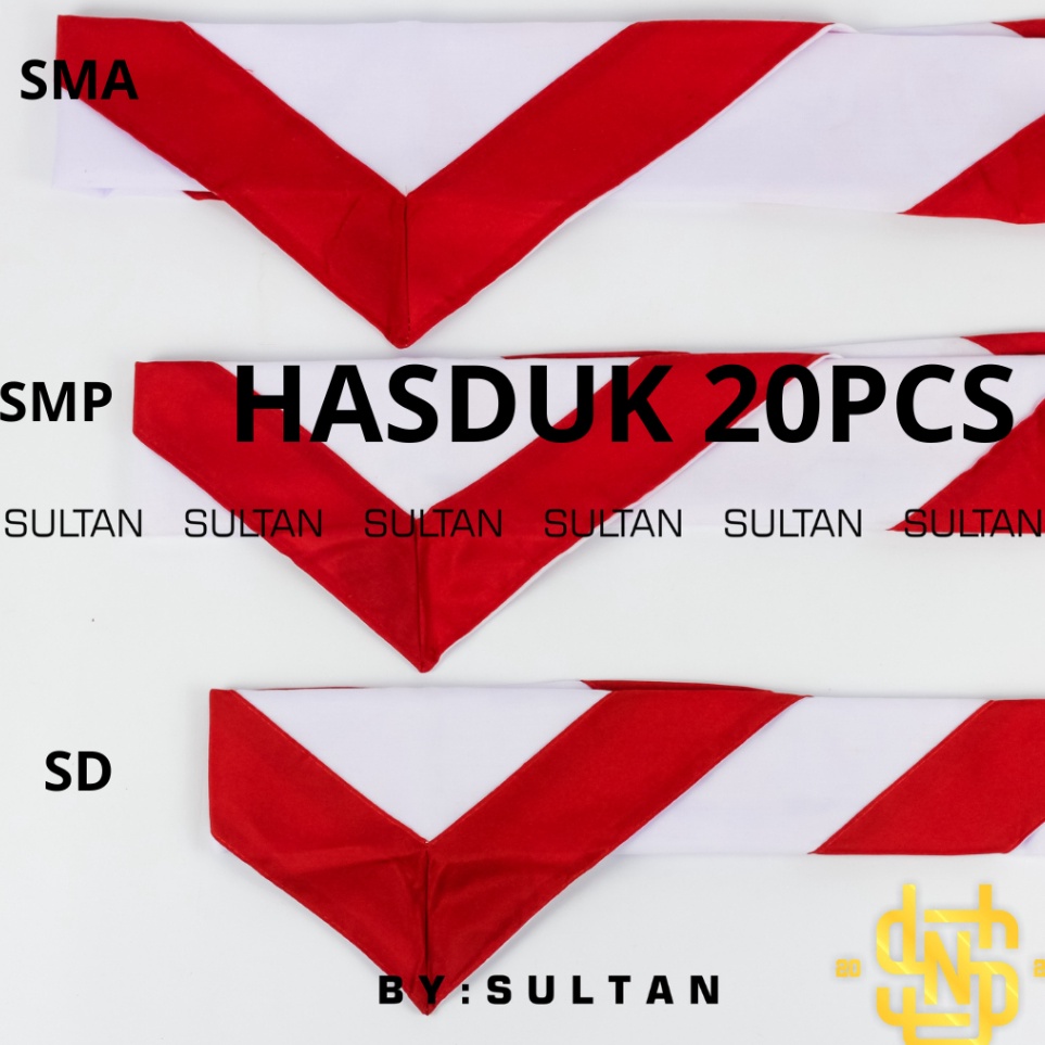 Jual Serba baru Harga Grosir 1 Kodi 2 Pcs Hasduk Jumbo Hasduk Sd Smp ...