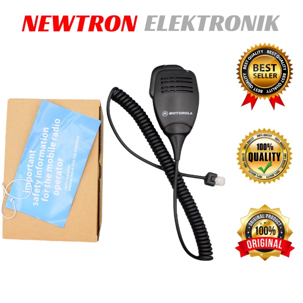 Jual Mic Rig Motorola GM338 GM3188 GM3688 PTT Extramic Microphone ...
