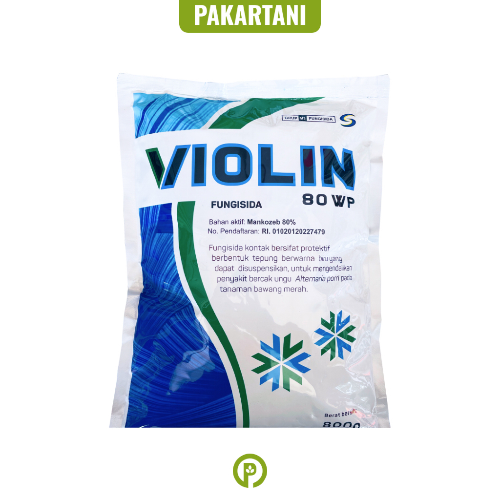 Jual VIOLIN 80 WP Fungisida Mancozeb Biru Protektif SGI - Obat Jamur ...
