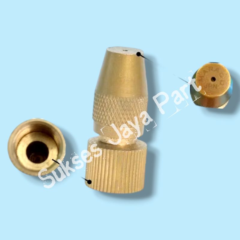 Jual Nozle Spuyer Melinjo Kuningan Lubang 1 Lurus | Shopee Indonesia