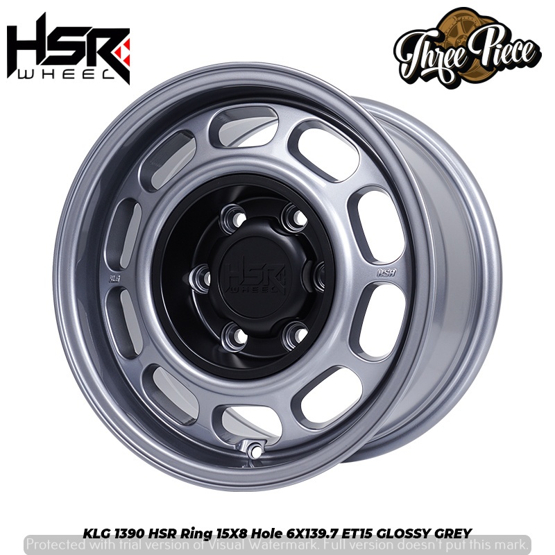 Jual Velg Mobil HSR K.L.G R15 PCD 6X139.7 untuk Panther Pregio Hiace ...