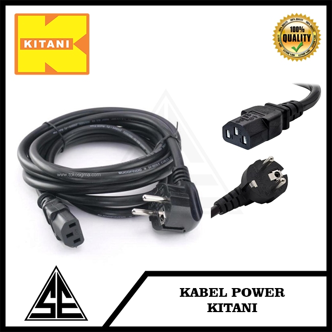 Jual KABEL POWER AC 220 KITANI | Shopee Indonesia