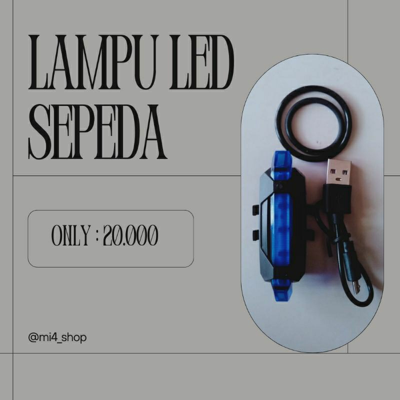 Jual lampu LED gowes charger lampu petualang | Shopee Indonesia