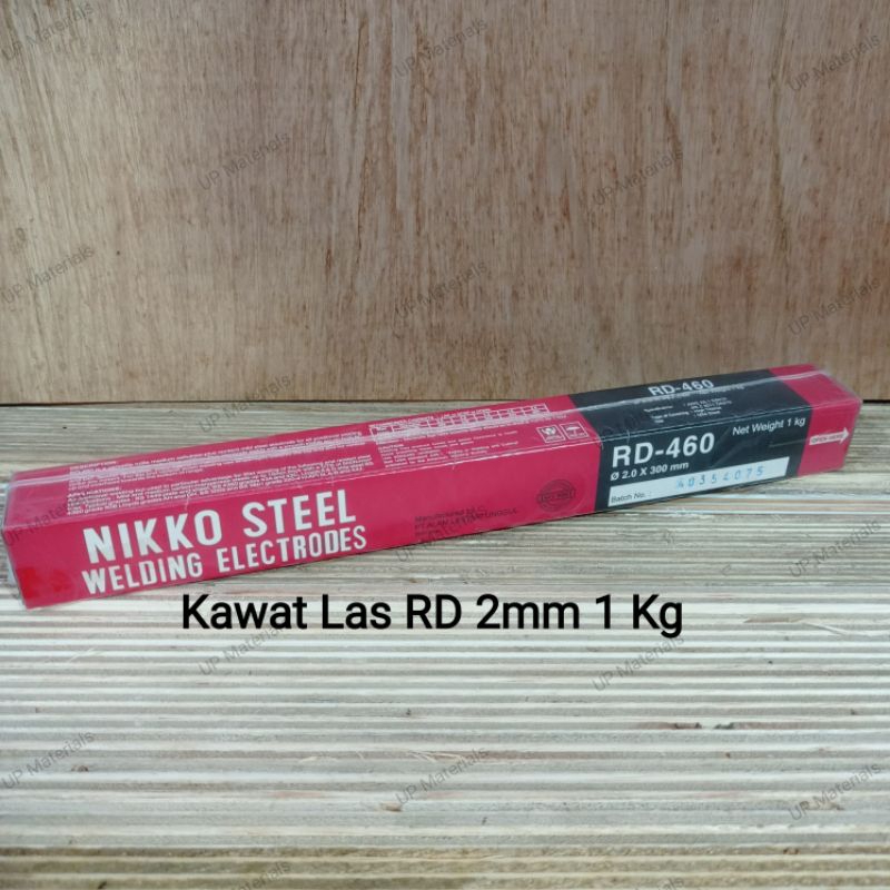 Jual RD-460 2mm Kawat Las Listrik Welding Electrodes Nikko Steel 2,0mm 1 Kg | Shopee Indonesia