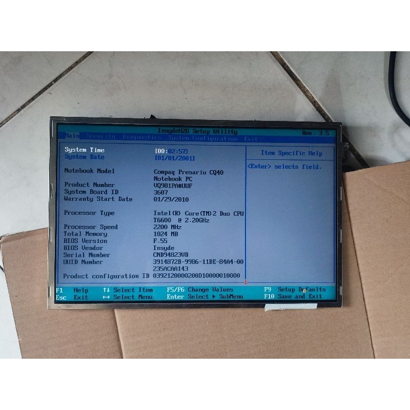Jual lcd laptop 14,1 inc buat laptop jadul yg pakai inventer | Shopee ...