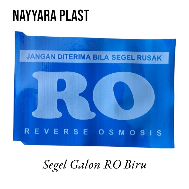 Jual Segel Galon RO - Biru (Tulisan Putih) 200 Pcs | Shopee Indonesia
