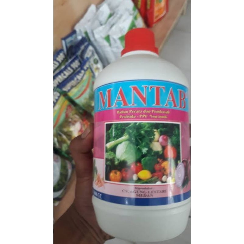 Jual PEREKAT PERATA PESTISIDA MANTAB 1 LITER | Shopee Indonesia
