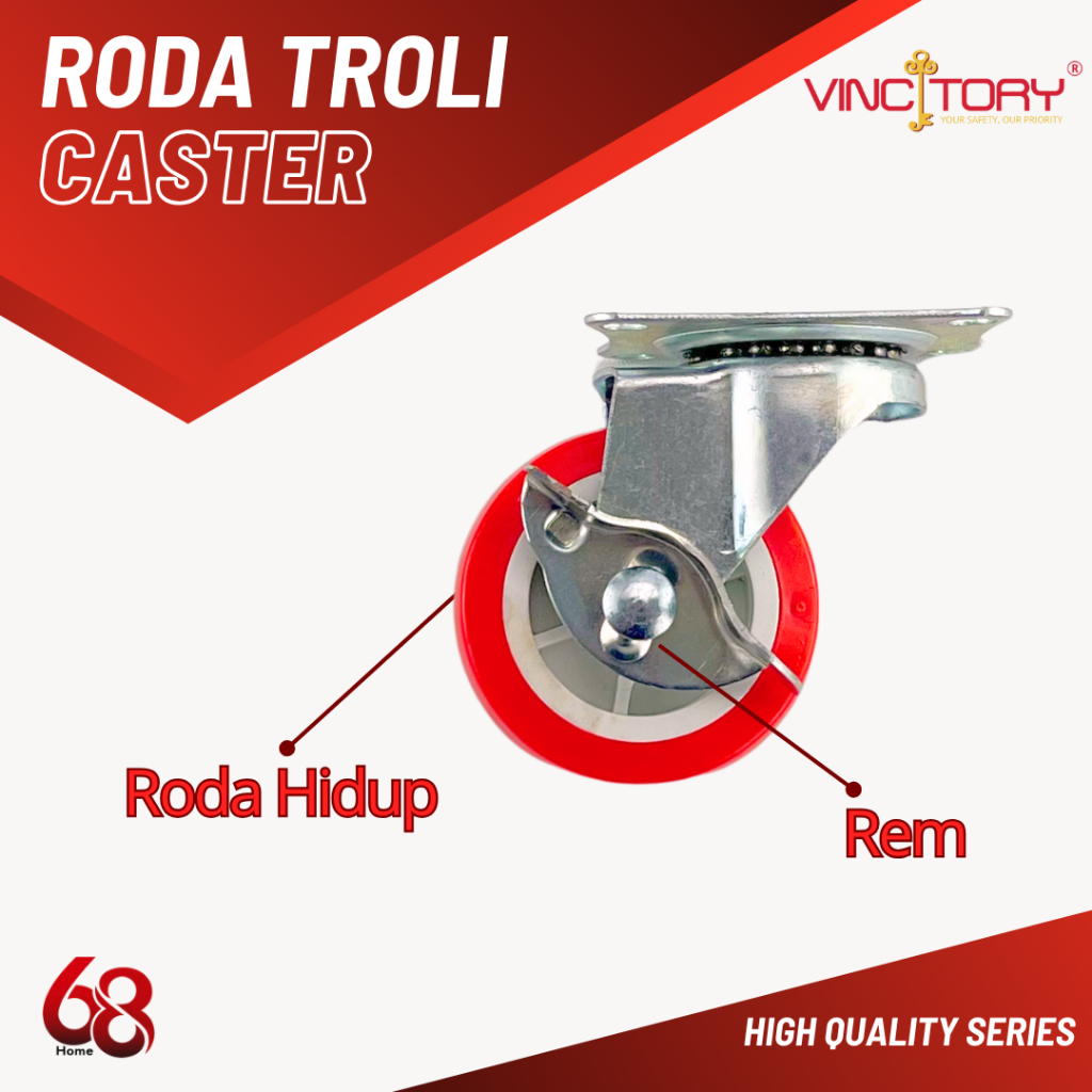 Jual Roda Lemari | Roda Caster Nylon Hidup / Mati | Roda Etalase Roda ...