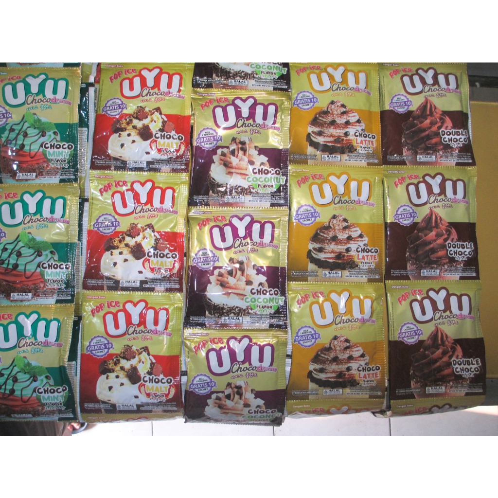 Jual POP ICE UYU CHOCODREAM PROMO ISI 20 PCS SATU RENCENG | Shopee ...