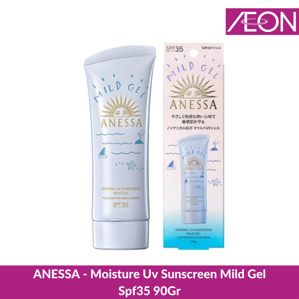 Jual Anessa - Moisture UV Sunscreen Mild Gel 90g - Sunscreen Kulit Normal / Kering SPF 35+ PA ...
