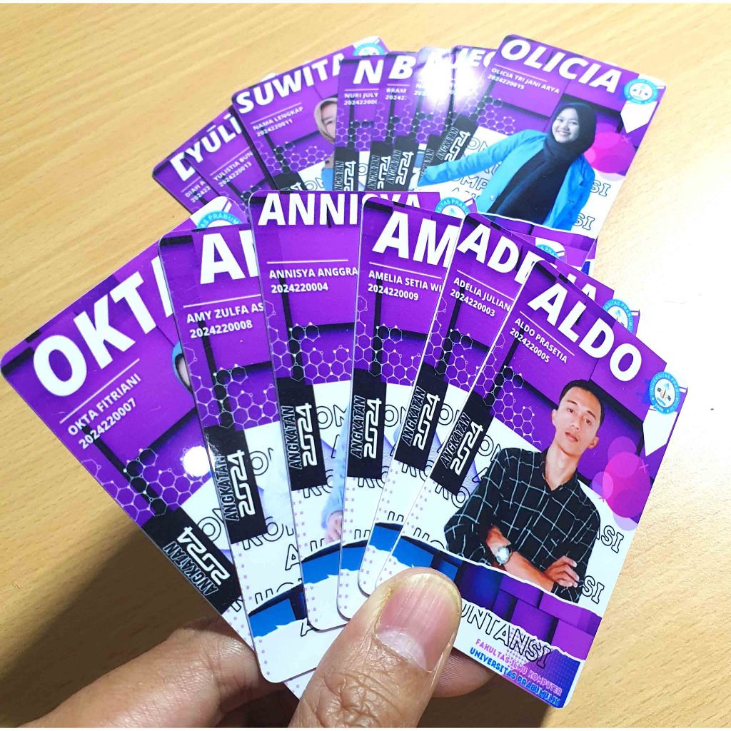 Jual CETAK ID CARD PREMIUM / MEMBER CARD / KARTU PARKIR / BAHAN PVC ...