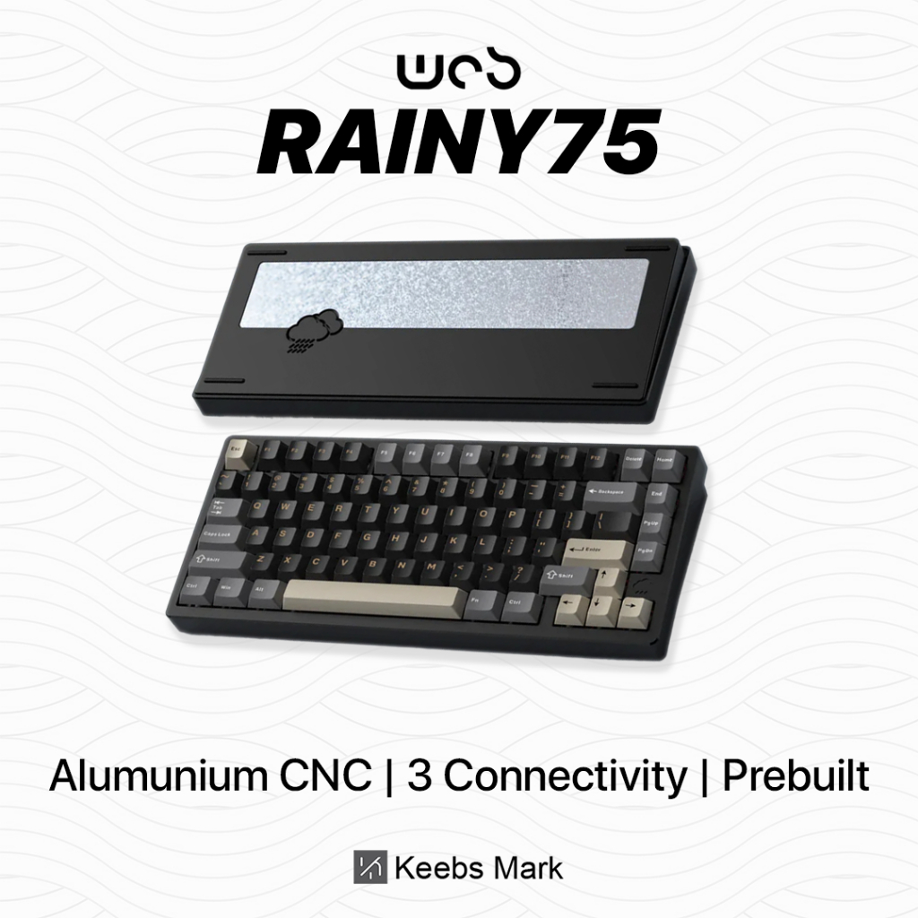 Jual Rainy75 by Wobkey 75% Layout Mechanical Keyboard | Shopee Indonesia