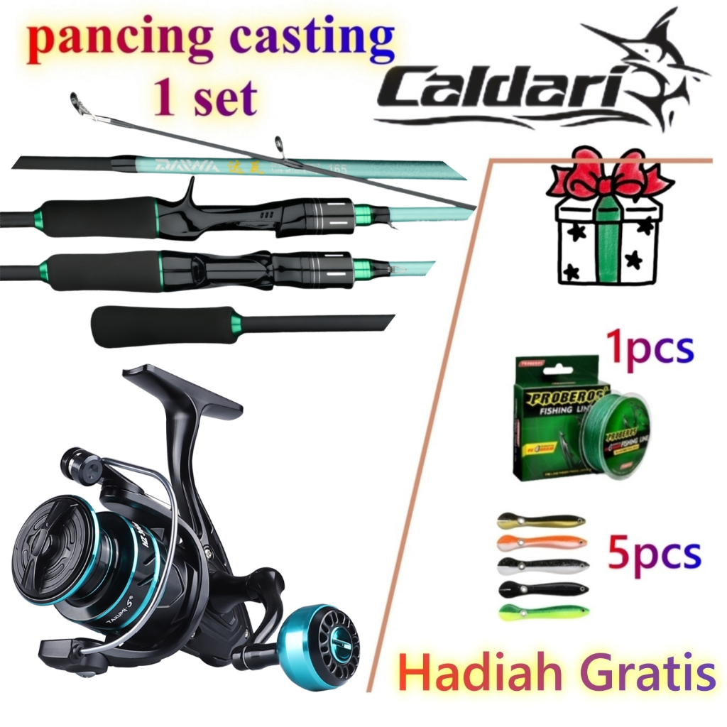 Jual Joran Pancing Set Daiwa Joran bc 1.65m-2.7m Fishing Rod Metal Reel Pancing 1000-7000 Daido ...