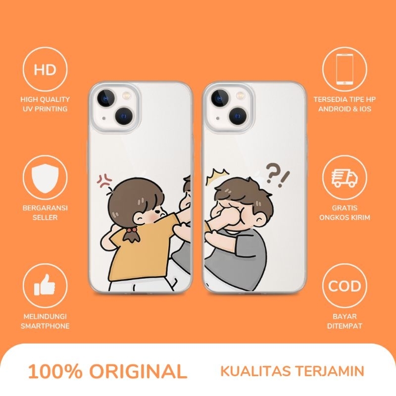 Jual Case Couple Custom Pasangan Tersedia Android Dan iPhone Bahan ...