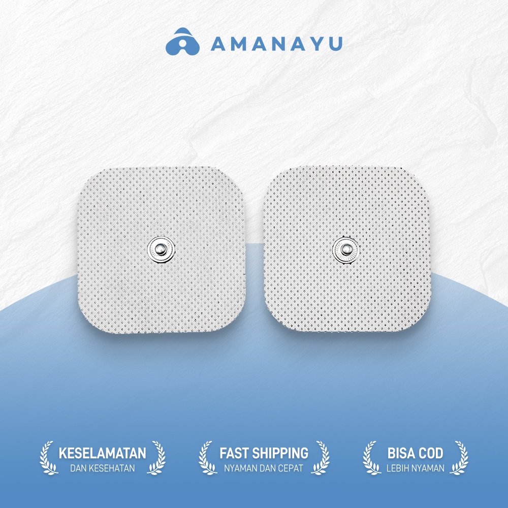 Jual 10pcs Bantalan Tempel Elektroda Putih Pad Kancing Pads Elektroda ...