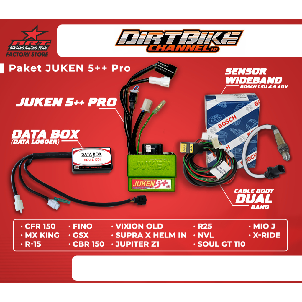 Jual PAKET ECU BRT JUKEN 5+ PLUS PRO RACING TURBO WR 155 CRF 150 MX ...