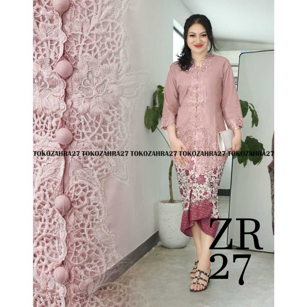 Jual Kebaya Encim Kerancang Solo Lengan Pendek Seragaman Pernikahan ...