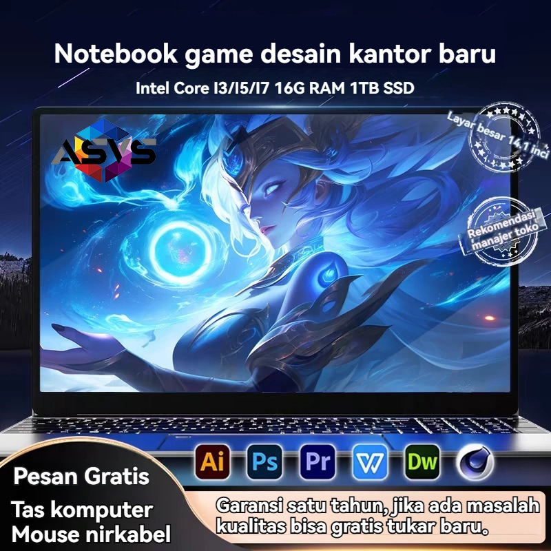 Jual Laptop ASVS terbaru yang cocok untuk game dan pekerjaan rumah ...