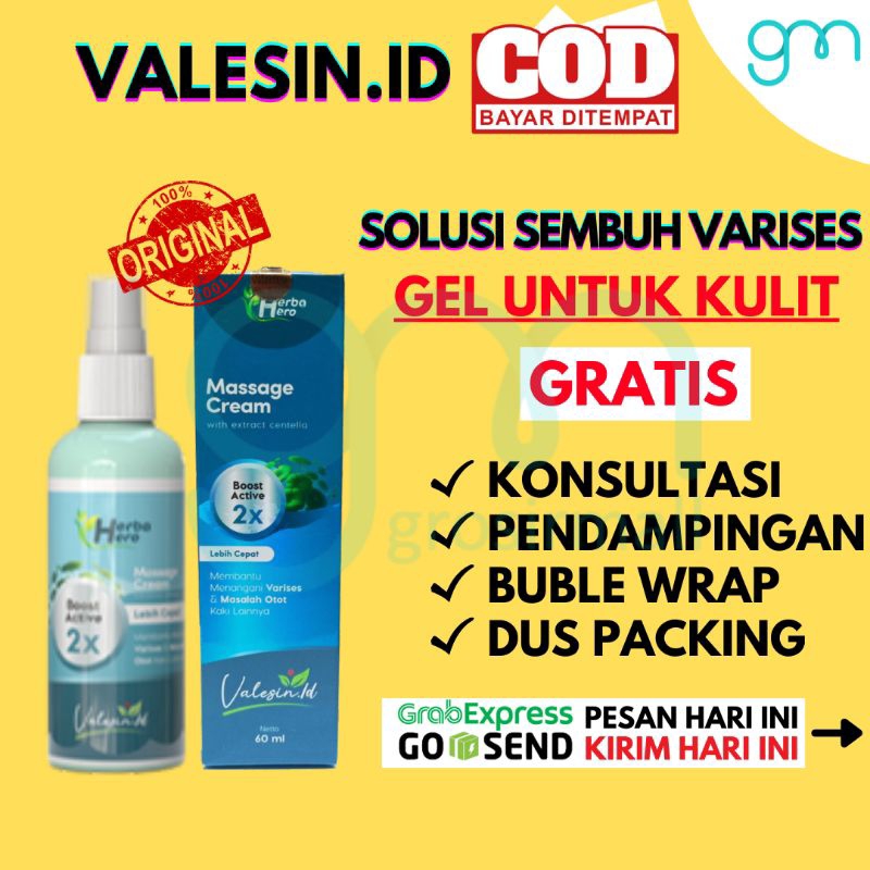 Jual Valesin Obat Varises Original Cream Untuk Kulit krim penghilang ...