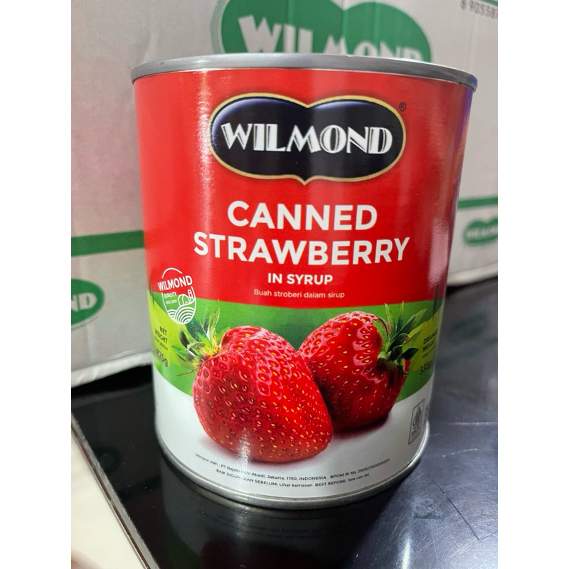 Jual WILMOND Can Strawberry in Syrup 825g - Buah Strawberry Dalam Sirup ...