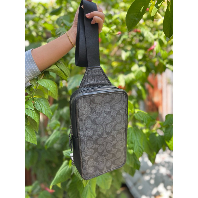 Jual Coach Sullivan Pack In Signature Canvas ori | Shopee Indonesia