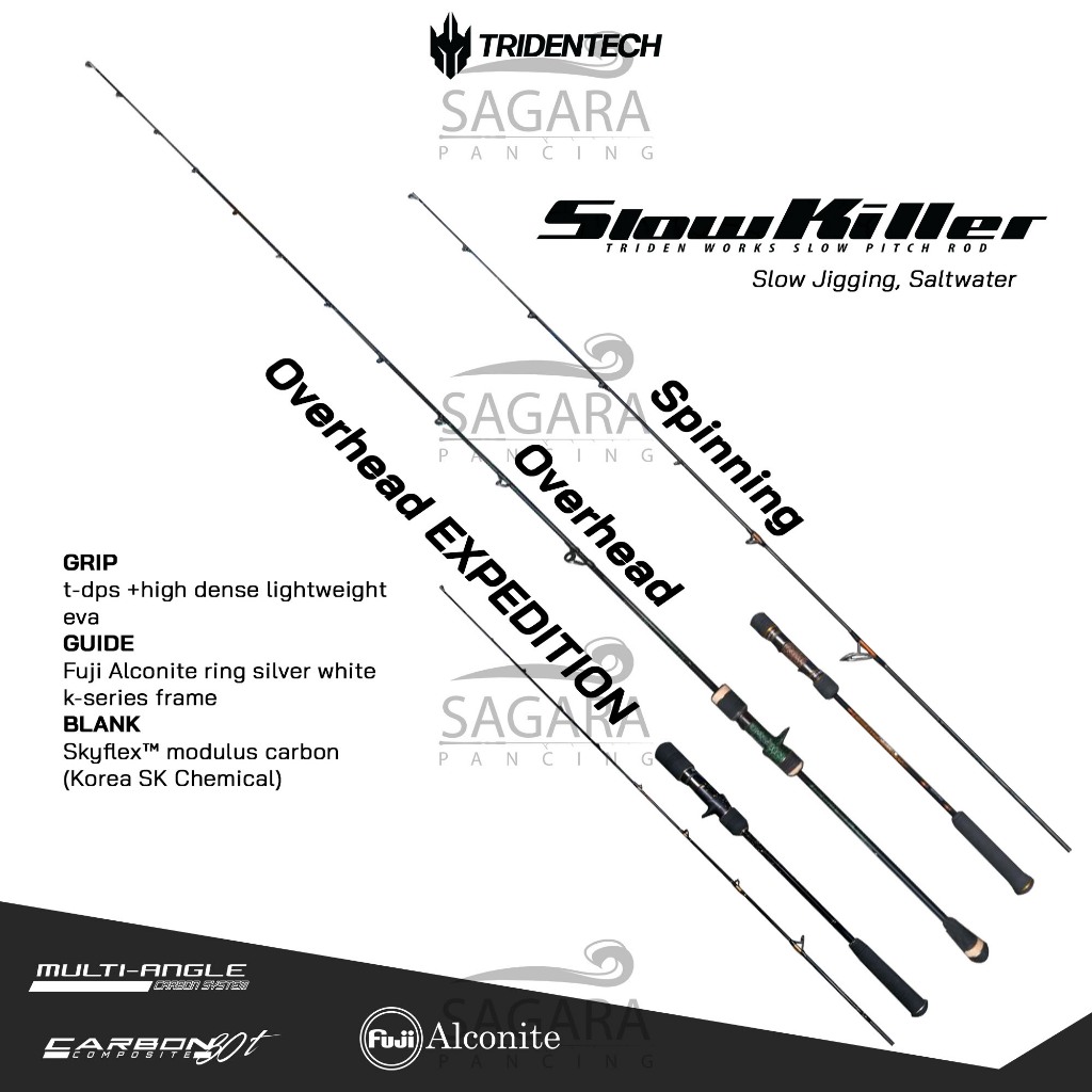Jual Joran Tridentech Slow Killer Expedition Joran Slow Jigging Joran ...