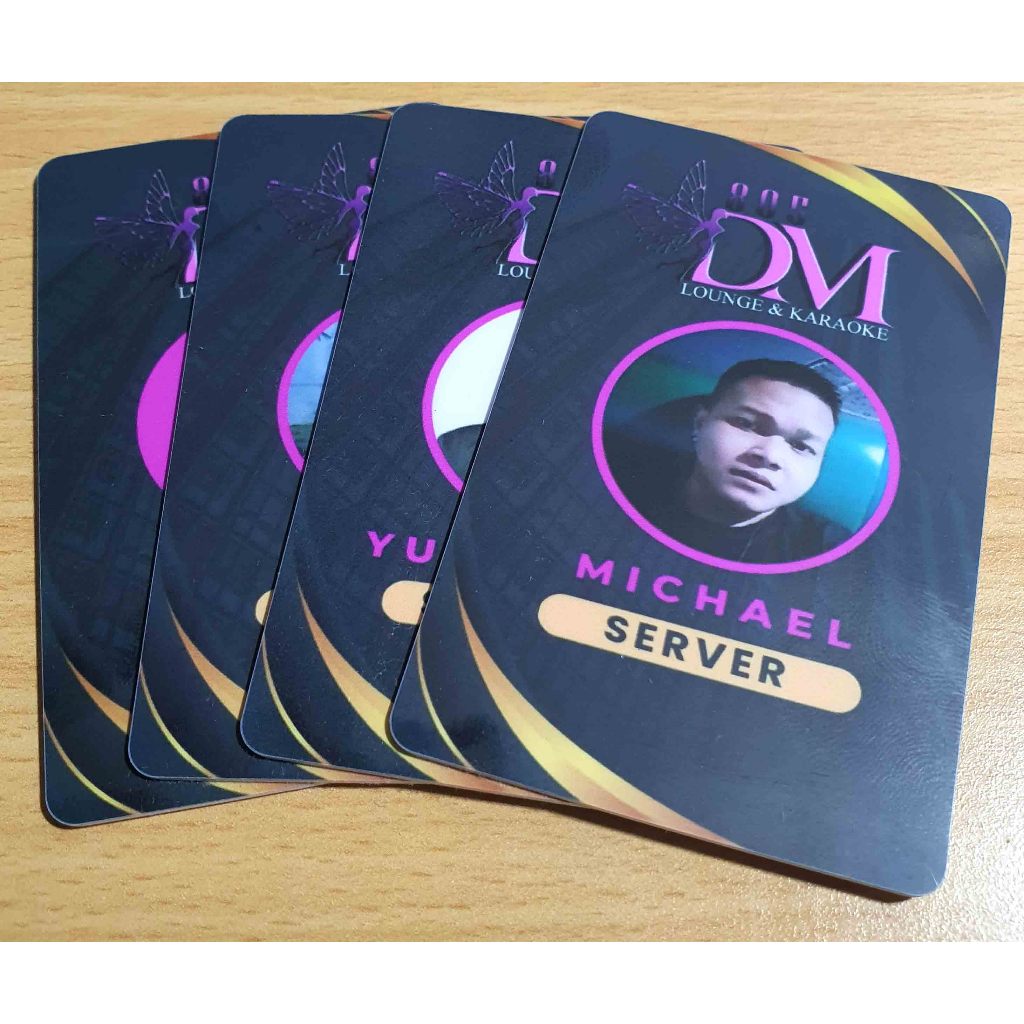 Jual ID CARD DOFF CUSTOM 1 2 SISI / BAHAN PVC TEBAL 0,9 mm / Tidak ...