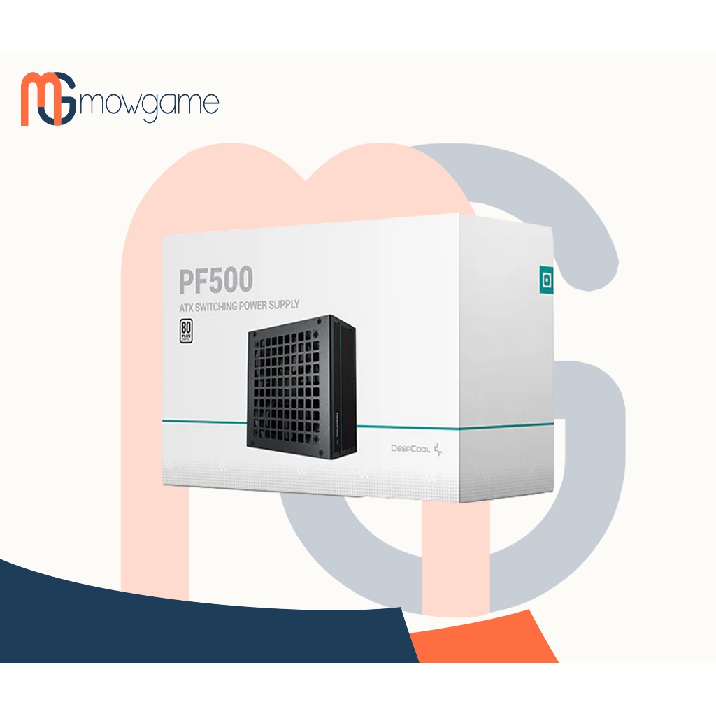 Jual DEEPCOOL PSU PF500 500WATT 80+ ALL FLAT CABLE | Shopee Indonesia