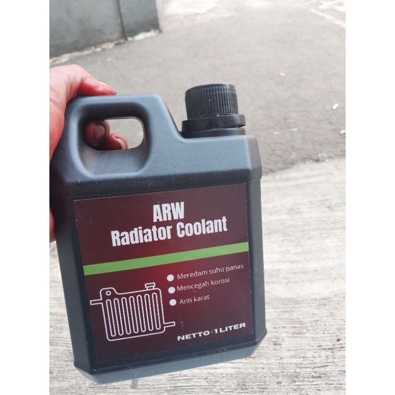 Jual AIR RADIATOR/AIR COOLANT ARW 1LITER ISI WARNA HIJAU | Shopee Indonesia