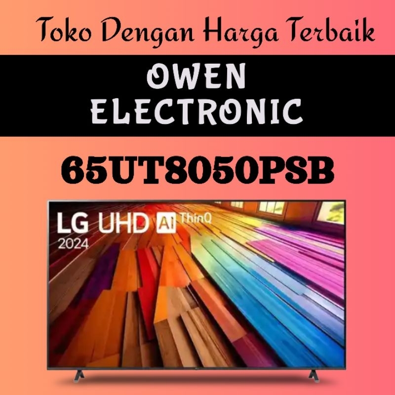 Jual LG 4K 65 inch UHD SMART TV 65UT8050PSB | Shopee Indonesia