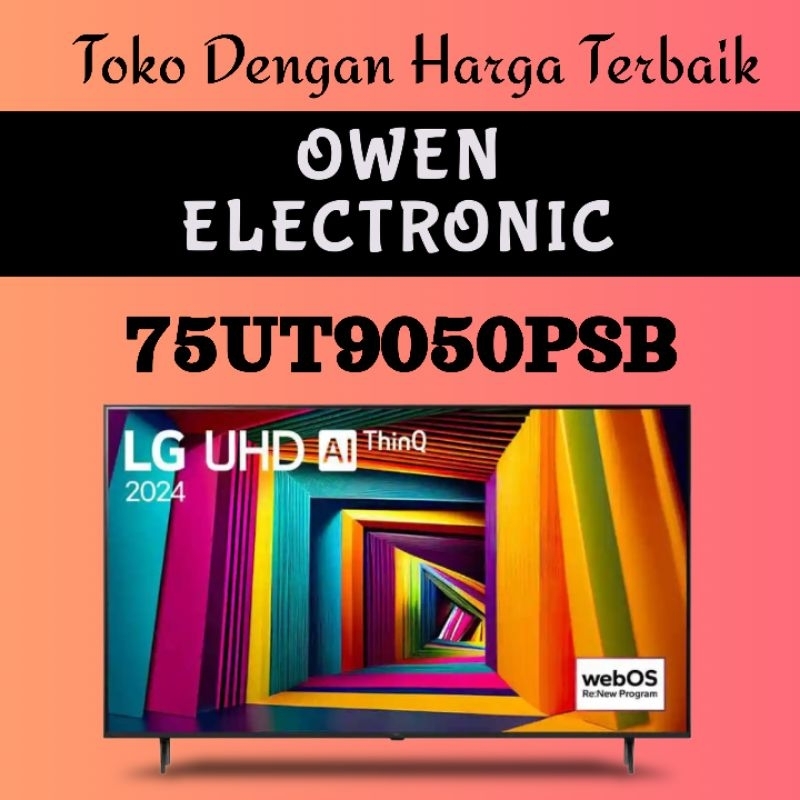 Jual LG 75 inch 4K UHD SMART TV 75UT9050PSB | Shopee Indonesia