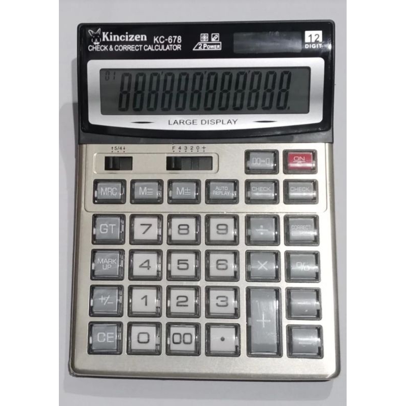 Jual CITIZEN CT 678 CHECK & CORRECT Kalkulator / Calculator CT-678 ...