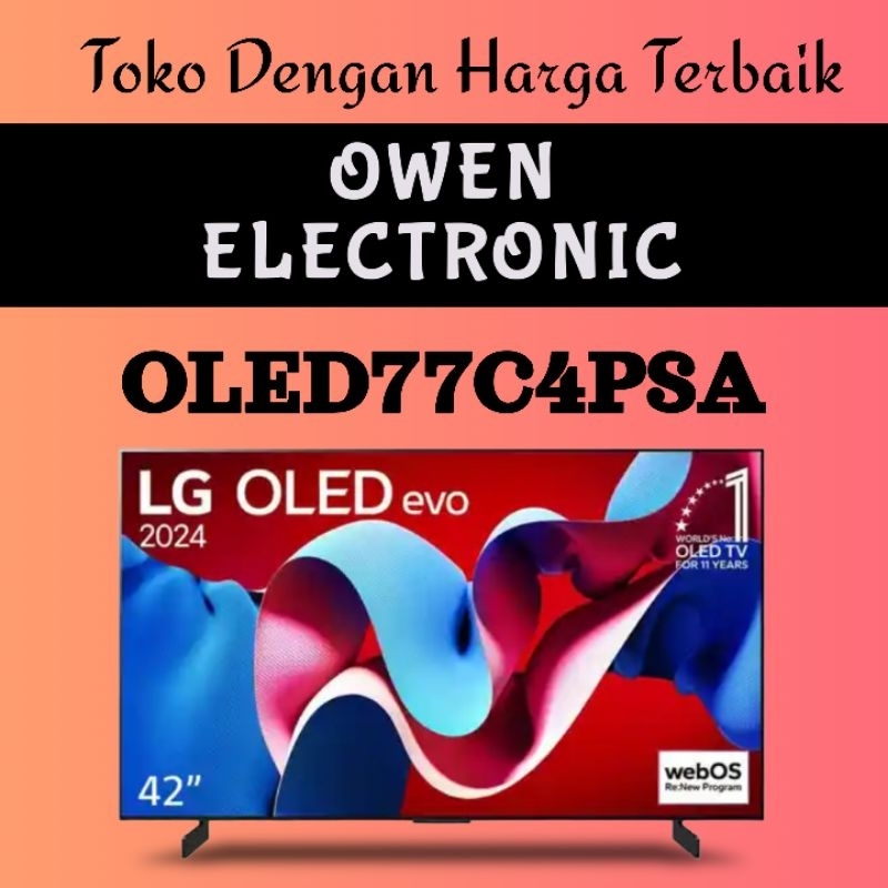 Jual LG 77 inch 4K OLED UHD SMART TV EVO C4 OLED77C4PSA | Shopee Indonesia Jual LG 77 inch 4K OLED UHD SMART TV EVO C4 OLED77C4PSA | Shopee Indonesia