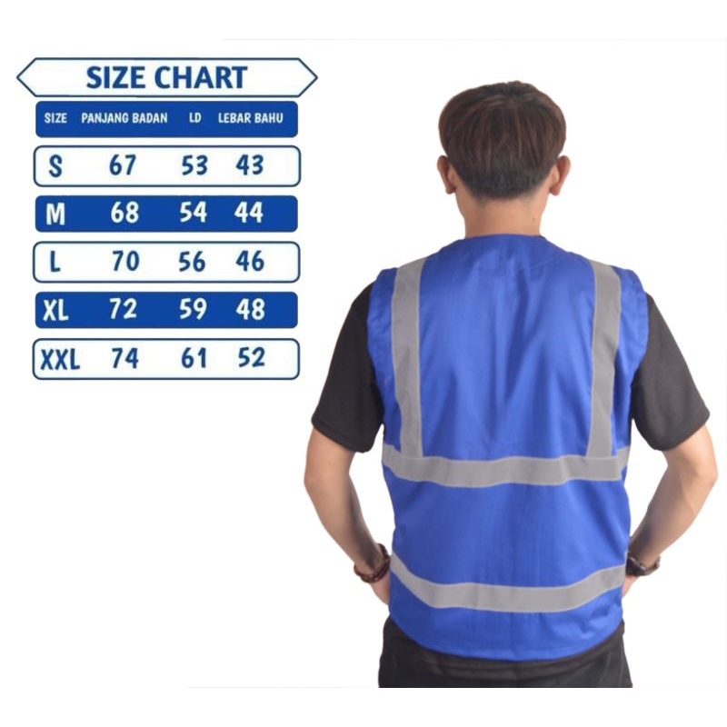 Jual Rompi Safety | Rompi proyek | Lapangan | Rompi keselamatan | Rompi ...