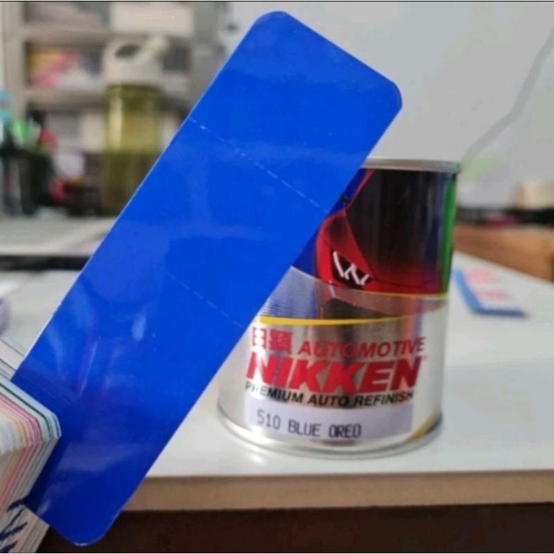 Jual Cat Nikken Blue Oreo 510 Cat Biru Solid Biru Terang | Shopee Indonesia