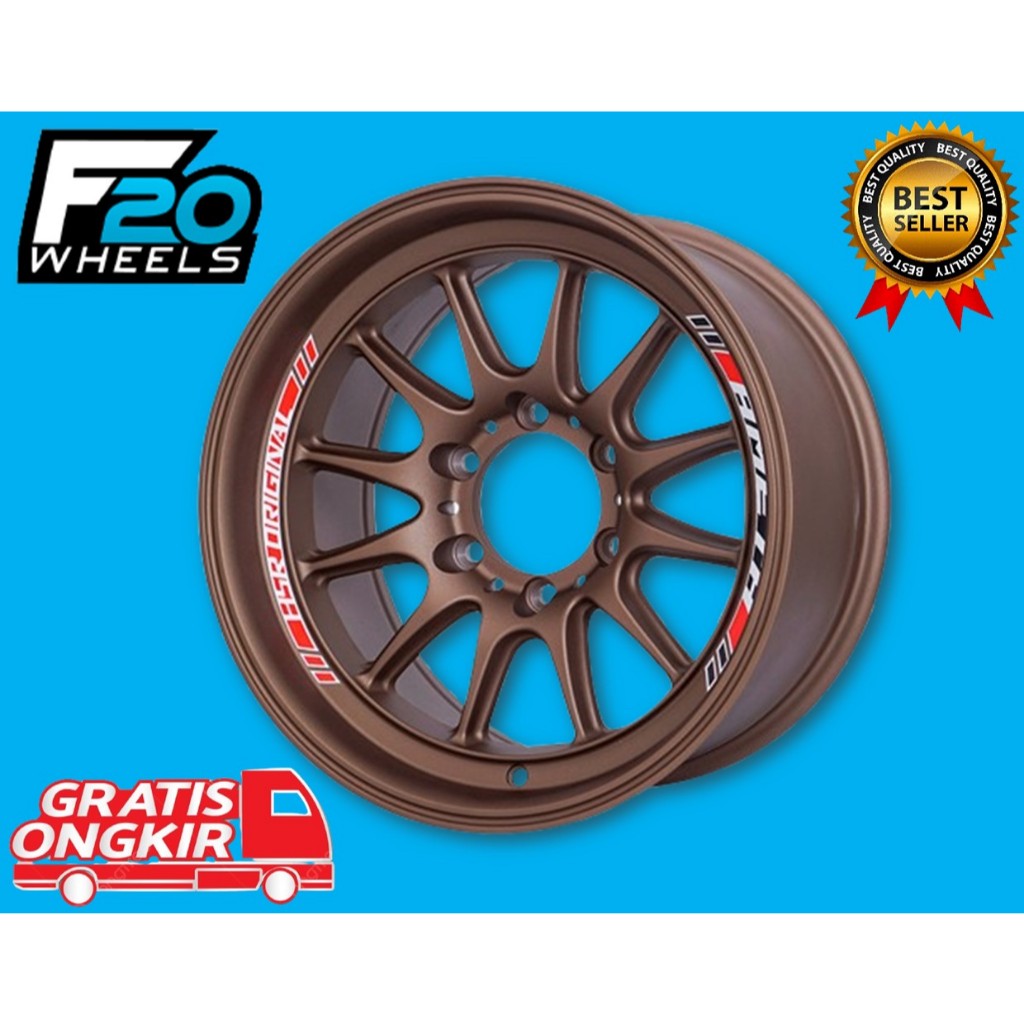 Jual velg racing mobil HILUX model AMETH HSR R17X9 H6X139,7 PAJERO,D ...