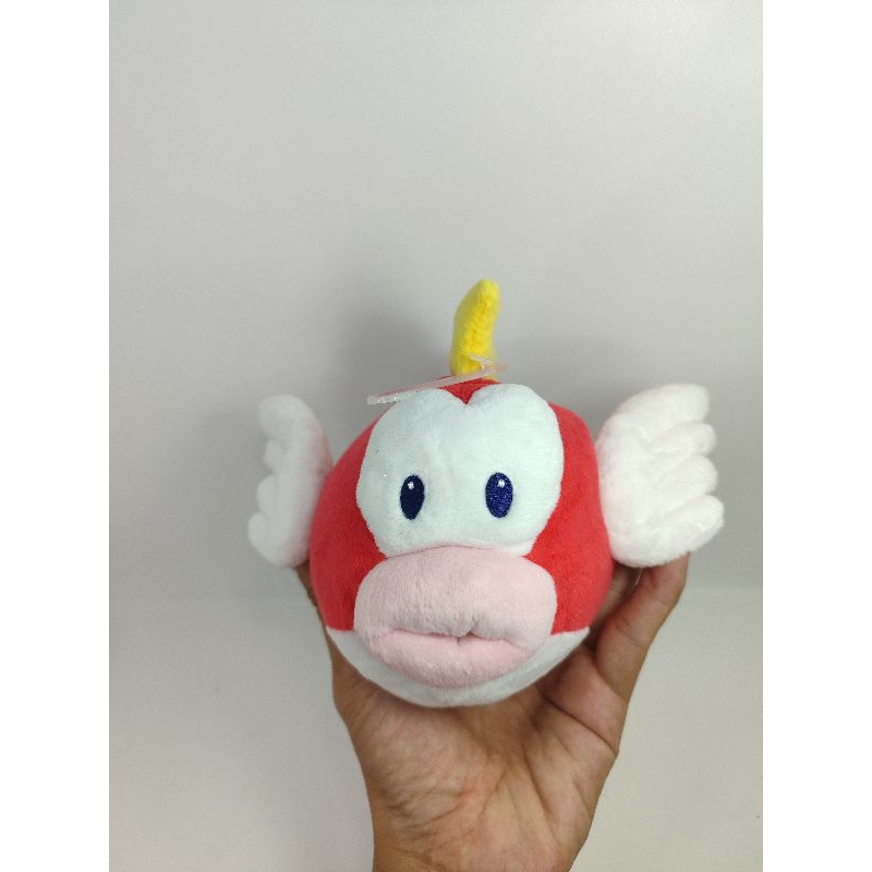 Jual boneka super Mario Bros original cheep cheep | Shopee Indonesia