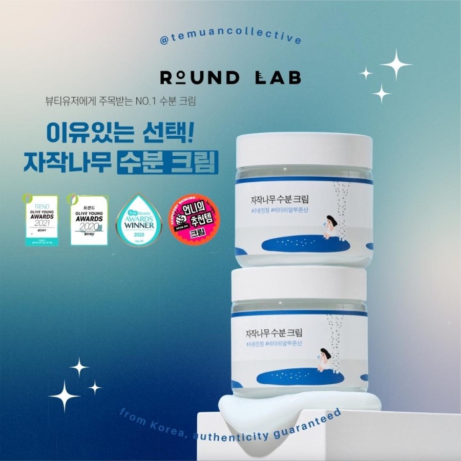 Jual ROUND LAB Birch Juice Moisturizing Cream 80mL - RoundLab ...