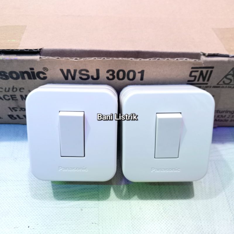 Jual Saklar Engkel Tunggal Panasonic Original Ob Tempel WSJ 3001 ...