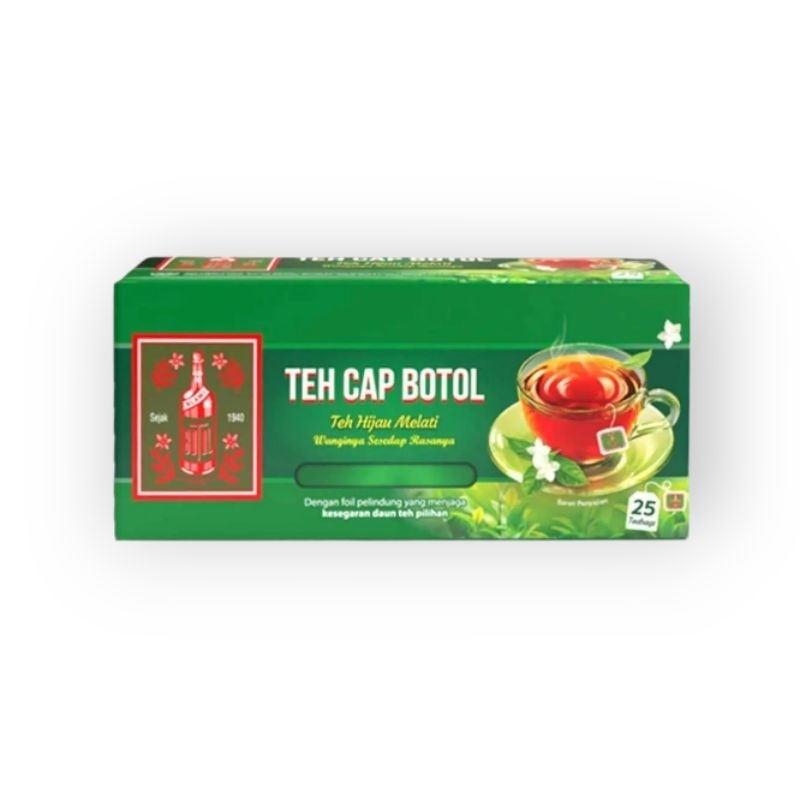Jual Teh Cap Botol 1 Kotak isi 25 | Shopee Indonesia