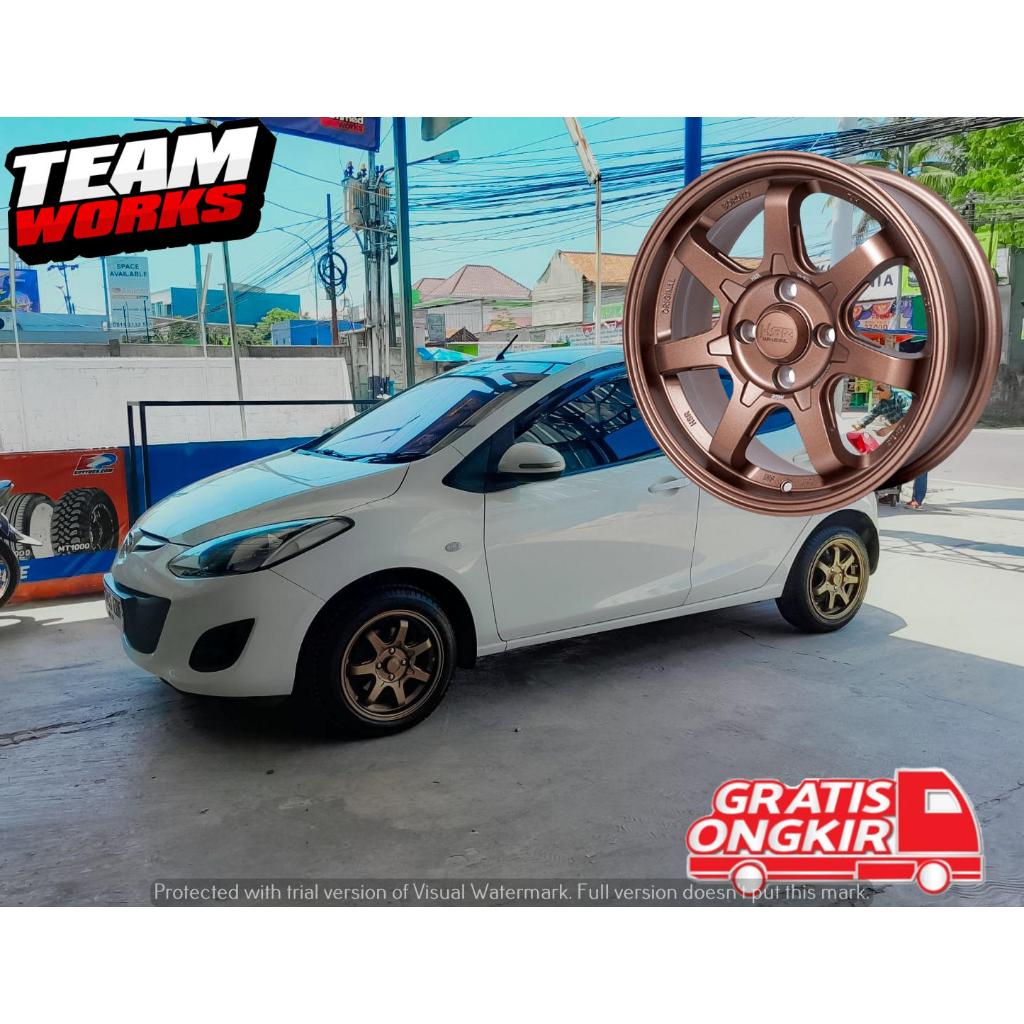 Jual VELG MOBIL RING 15 HSR BOROKO TJH PALANG 7 BRONZE LUBANG 4X100 VELAG R15 MAZDA2 MIRAGE ...