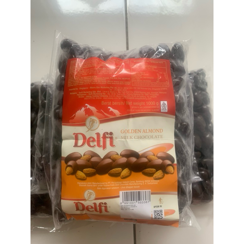 Jual delfi choco almond 500g | Shopee Indonesia