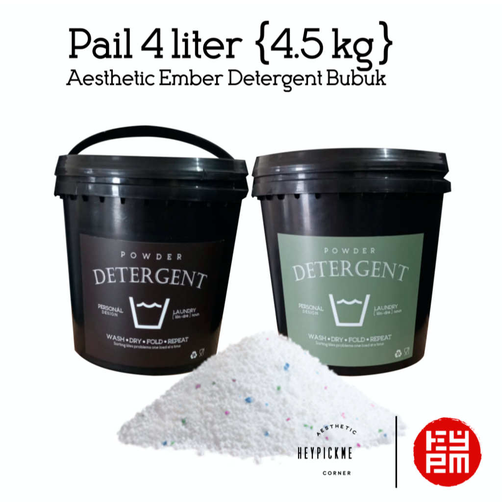 Jual Aesthetic Ember - Pail Powder detergent 4 Liter (4.5 Kg) Jerigen ...