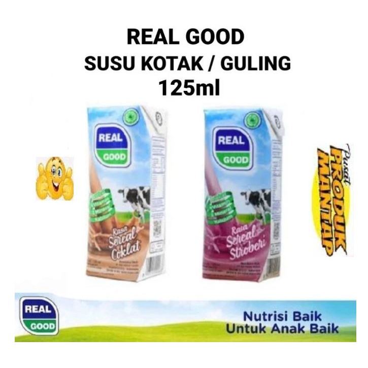 Jual Real Good uht 125 ml kotak (pc) | Shopee Indonesia