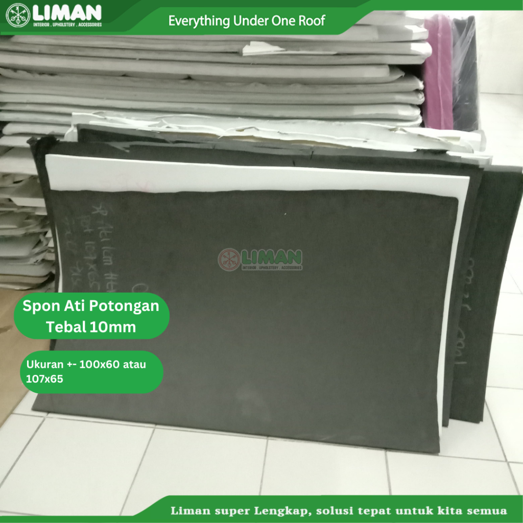 Jual Spon Ati 10mm Hitam/Putih Ukuran ± 100x60 Potongan | Shopee Indonesia