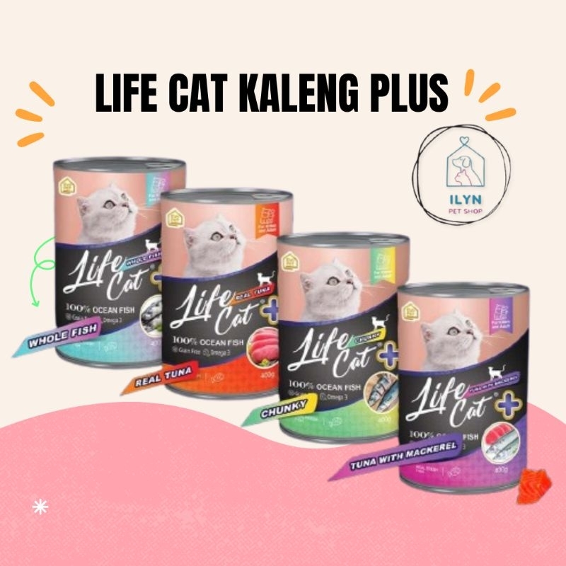 Jual LIFE CAT KALENG PLUS 400 gr | Shopee Indonesia