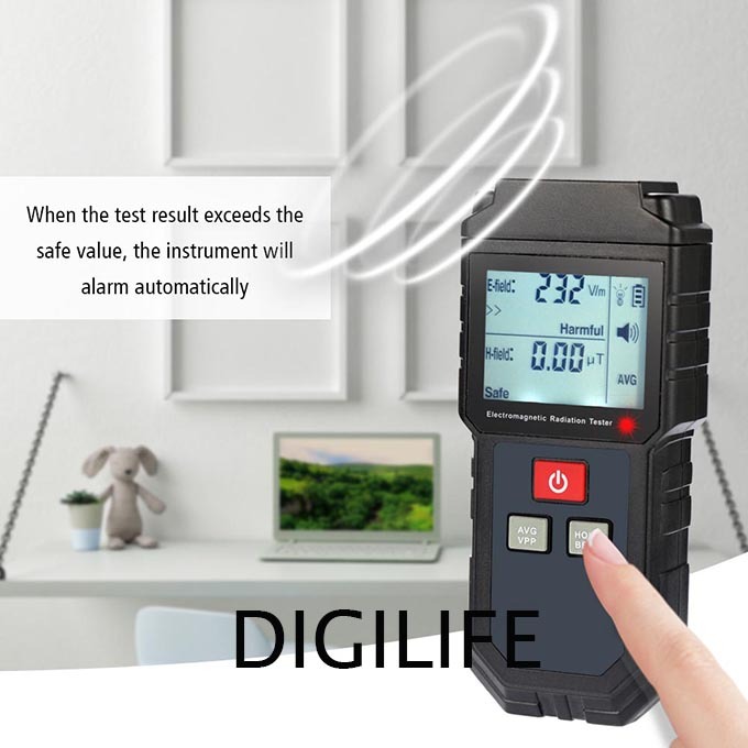 Jual EMF Radiation Tester Smartphone HP Meter Radiasi Electromagnetic ...