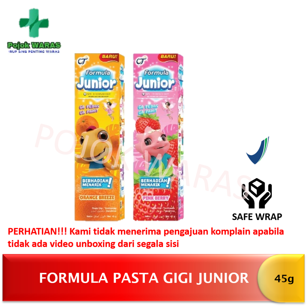 Jual Formula Pasta Gigi Junior / Odol Anak - 45g | Shopee Indonesia