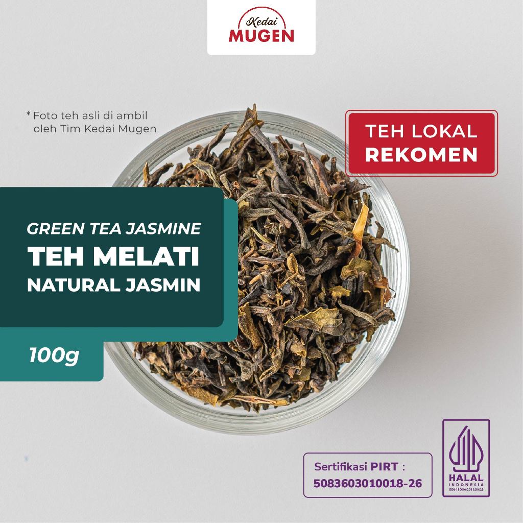 Jual Teh Hijau Jasmin Melati/ Natural Jasmine Green Tea Kedai Mugen ...