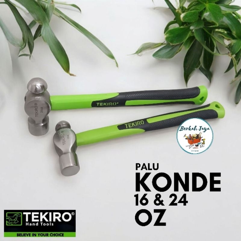 Jual TEKIRO PALU KONDE 16 & 24 OZ TEKIRO ball pein hammer Gagang Fiber ...